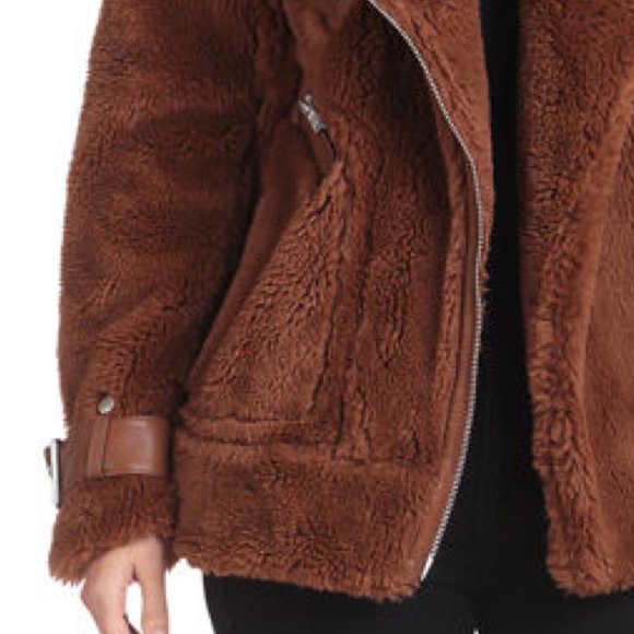 Avec Les Filles | Jackets & Coats | Avec Les Filles Faux Fur Teddy ...